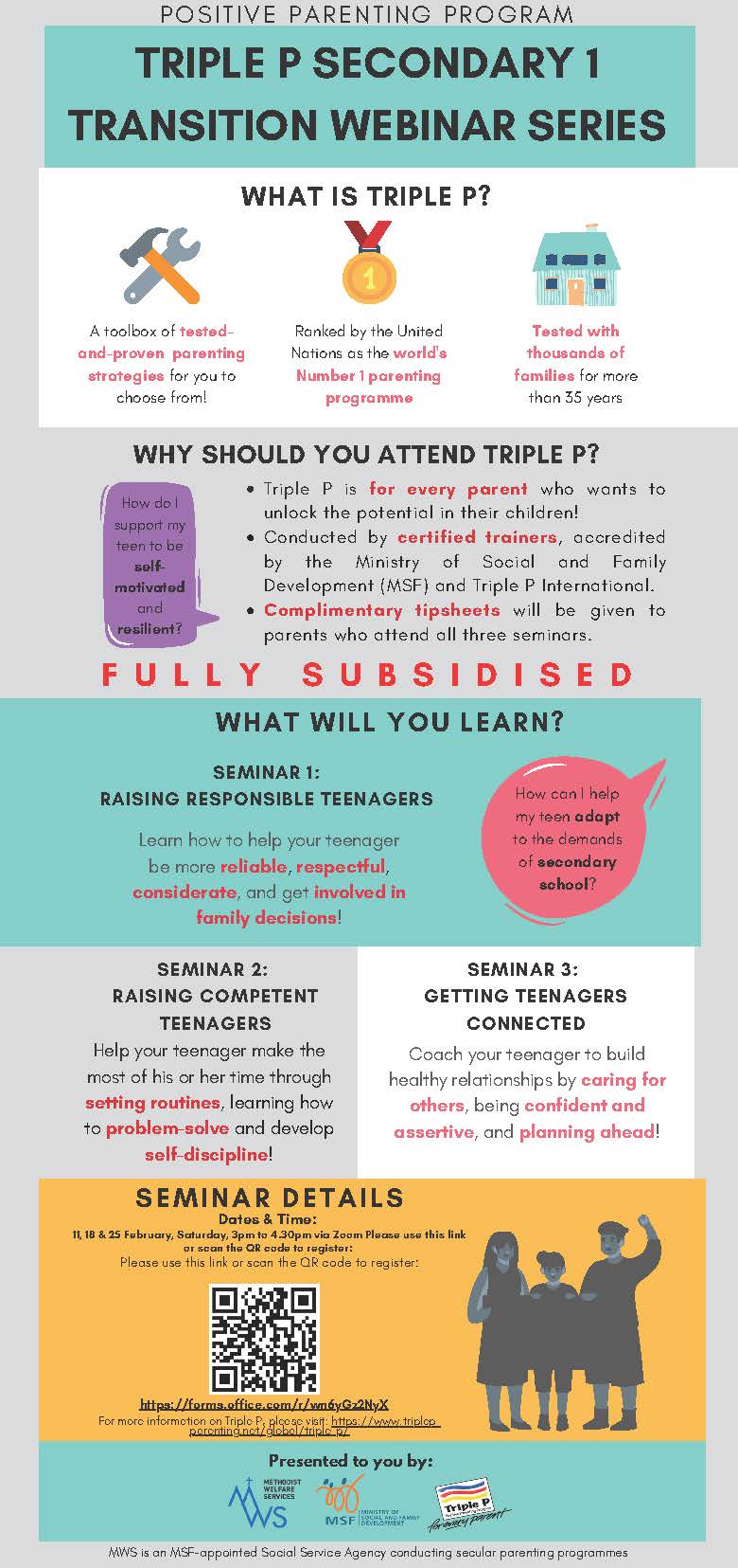 Triple P Teens Seminar Series